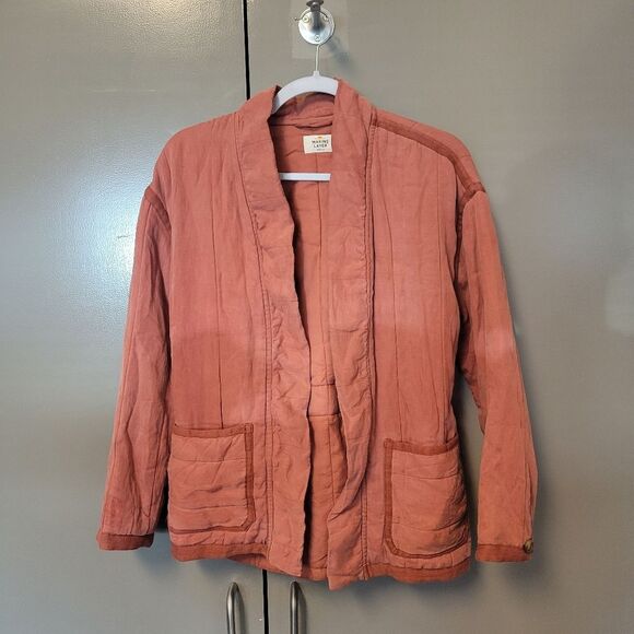 Marine Layer | Jackets & Coats | Marine Layer Cannes Terracotta Orange ...